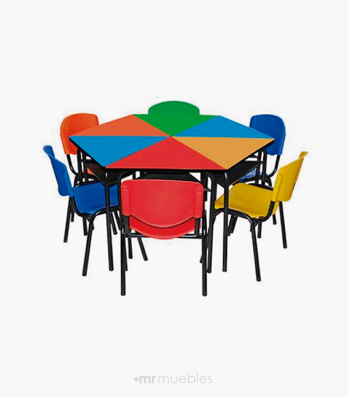Mesa Triangulo - Párvulos y Preescolar - Industrias Cruz MR